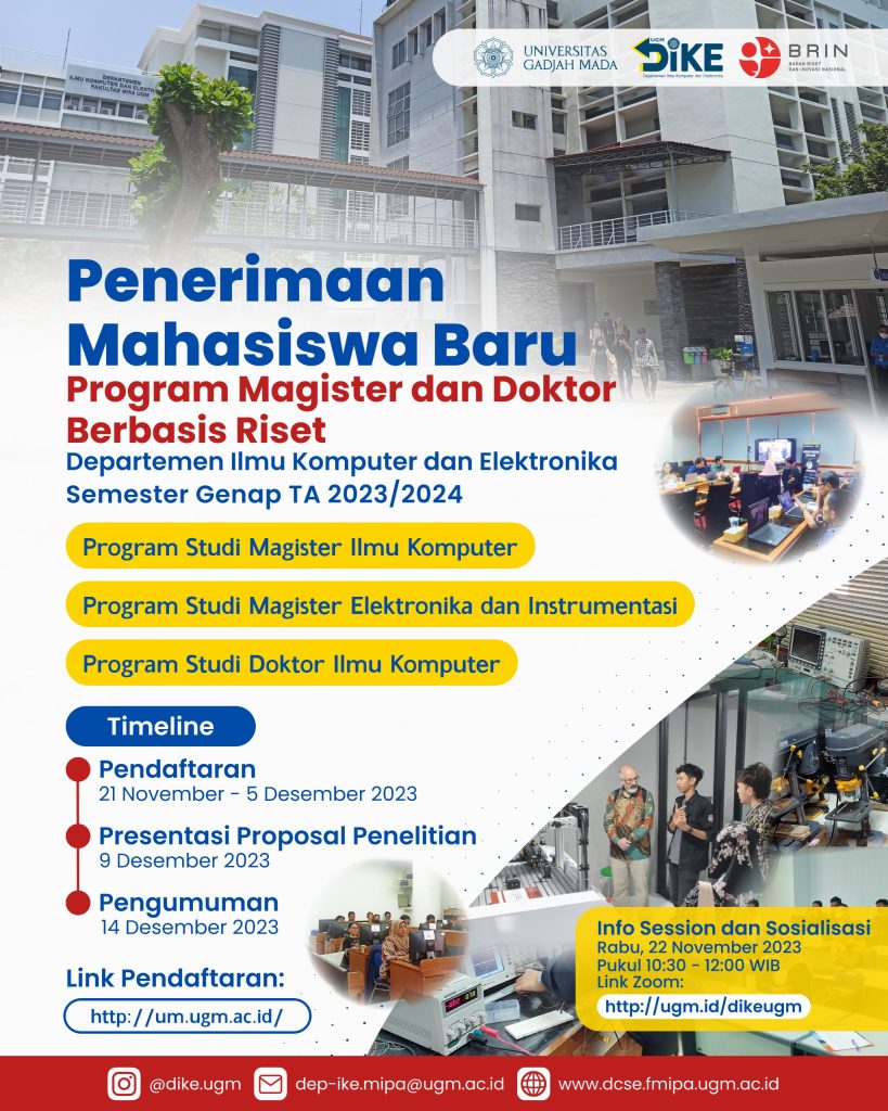 Penerimaasn Mahasiswa Baru Program Magister dan Doktor Berbasis Riset (Deadline Pendaftaran 5 ...